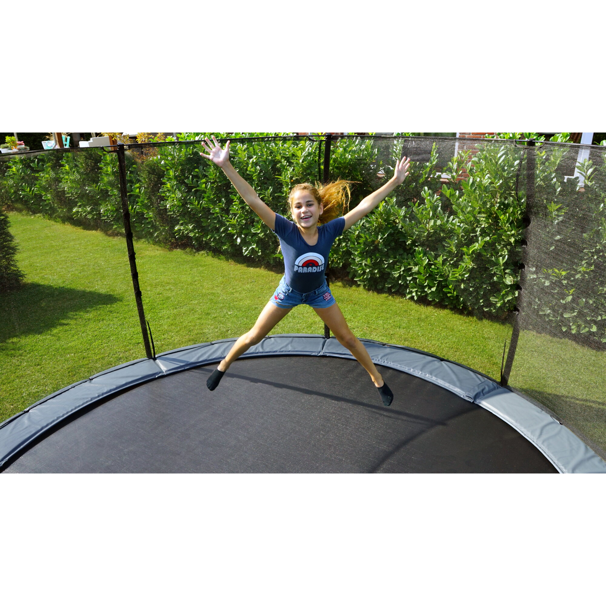 EXIT Elegant Premium inground trampoline ø305cm met Economy ...